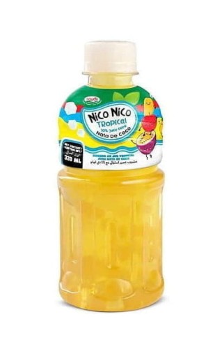 Nico Nico Nata de Coco Tropical 320ml - CRUNNCHY